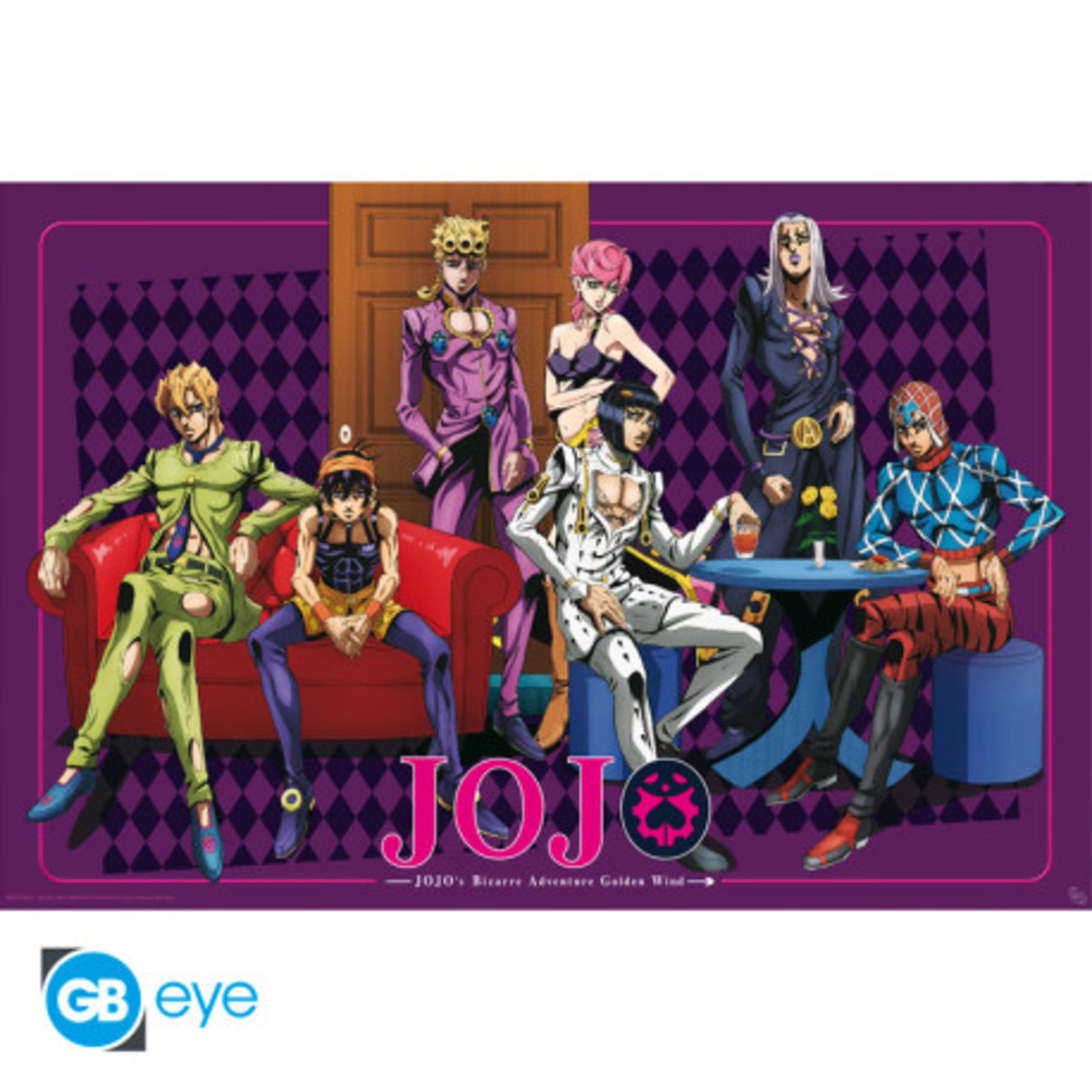 Poster et Affiche Jojo's Bizarre Adventure - Golden Wind Team 91,5x61cm ...
