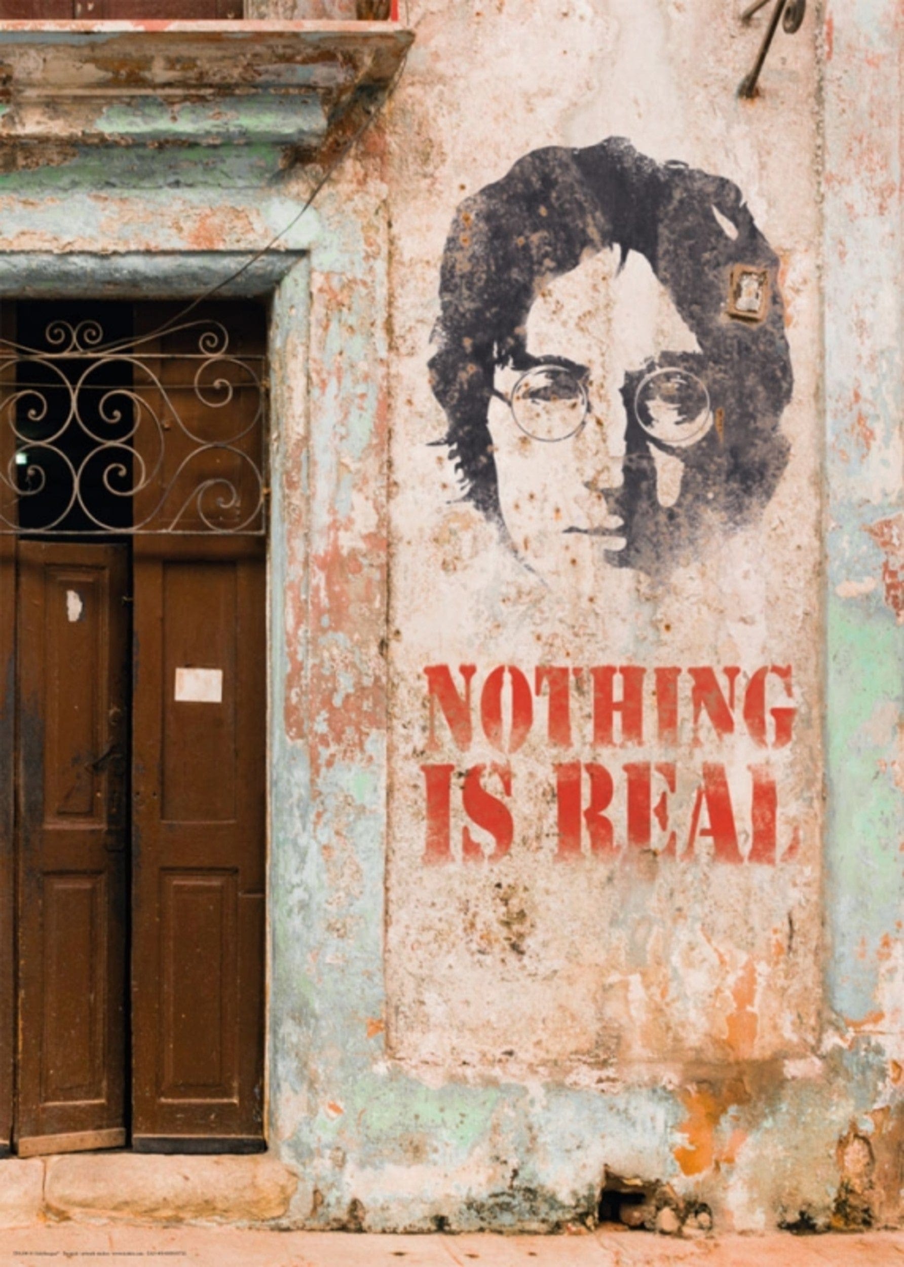 Affiche Art Edition Street Nothing is real 50x70cm | Yourdecoration.fr